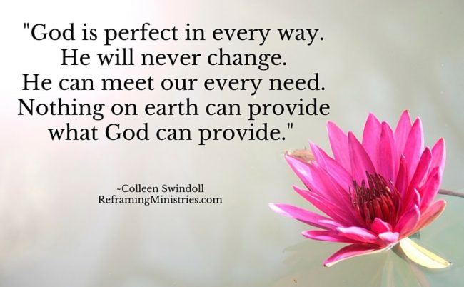 God is perfect in every way - Reframing Ministries