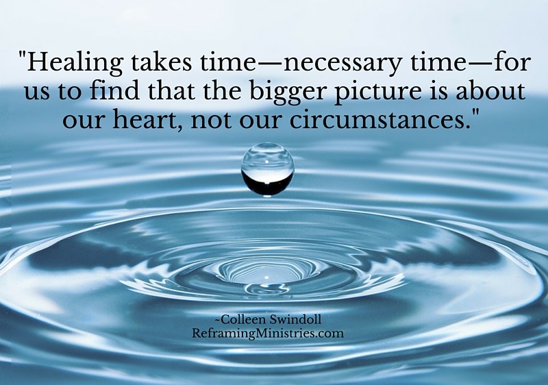 Healing takes time—necessary time—for us - Reframing Ministries
